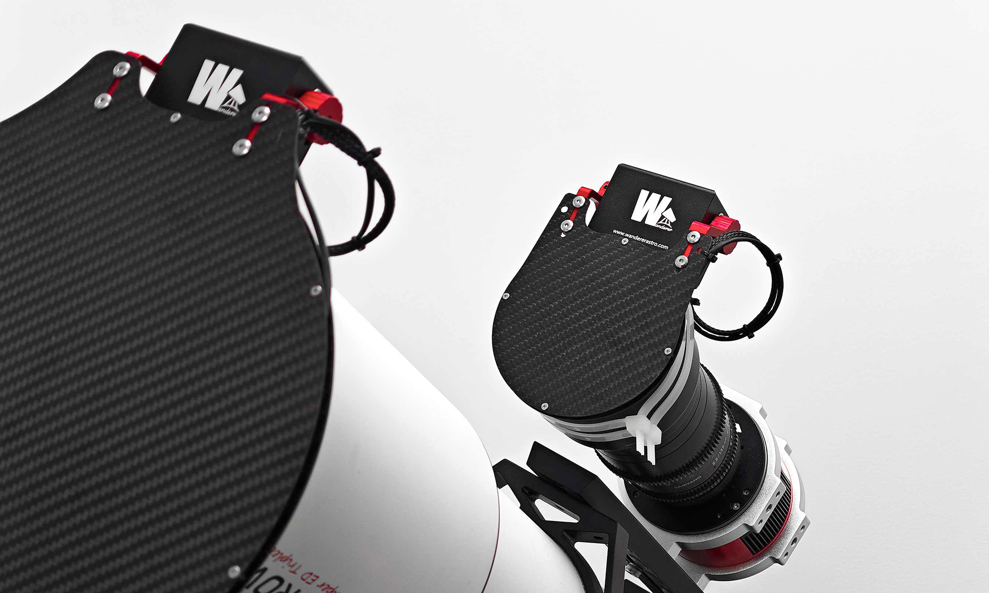 Wanderer V4-EC Motorised Dust Covers and Flat Panel | First Light Optics